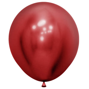 Sempertex Reflex Red Latex Balloon Various Sizes- Bubblegum Direct