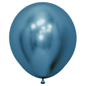 Sempertex Reflex Blue Latex Balloon Various Sizes - Bubblegum Direct