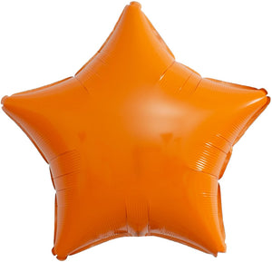 Anagram Vibrant Orange Star Foil Balloon | Bubblegum Direct Wholesale