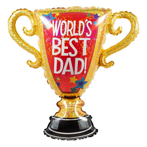 World's Best Dad Trophy Supershape