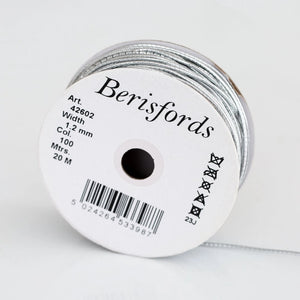 Silver Elastic 1.2mm 20m Roll