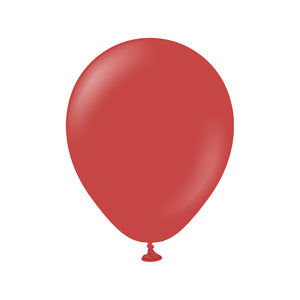 Kalisan Standard Deep Red Latex Balloon Various Sizes Bubblegum Direct
