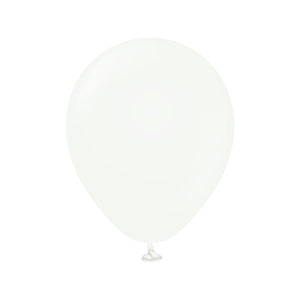 Kalisan Standard White Latex Balloons Various Sizes - Bubblegum Direct