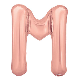 Prima 16" Rose Gold Letter M Pack of 2
