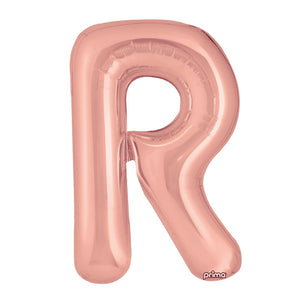 Prima 16" Rose Gold Letter R Pack of 2