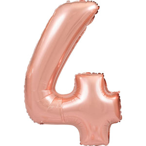 Rose Gold 26" 4 Number Balloon