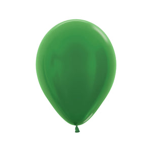 Sempertex Metallic Green Latex Balloon - Bubblegum Direct