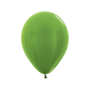 Sempertex Metallic Lime Green Latex Balloon - Bubblegum Direct