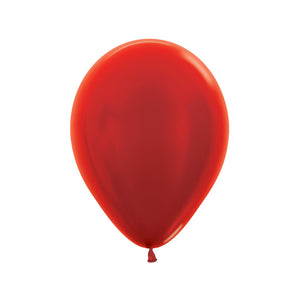 Sempertex Metallic Red Latex Balloon - Bubblegum Direct