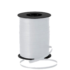 White Curling Ribbon 500m x 5mm